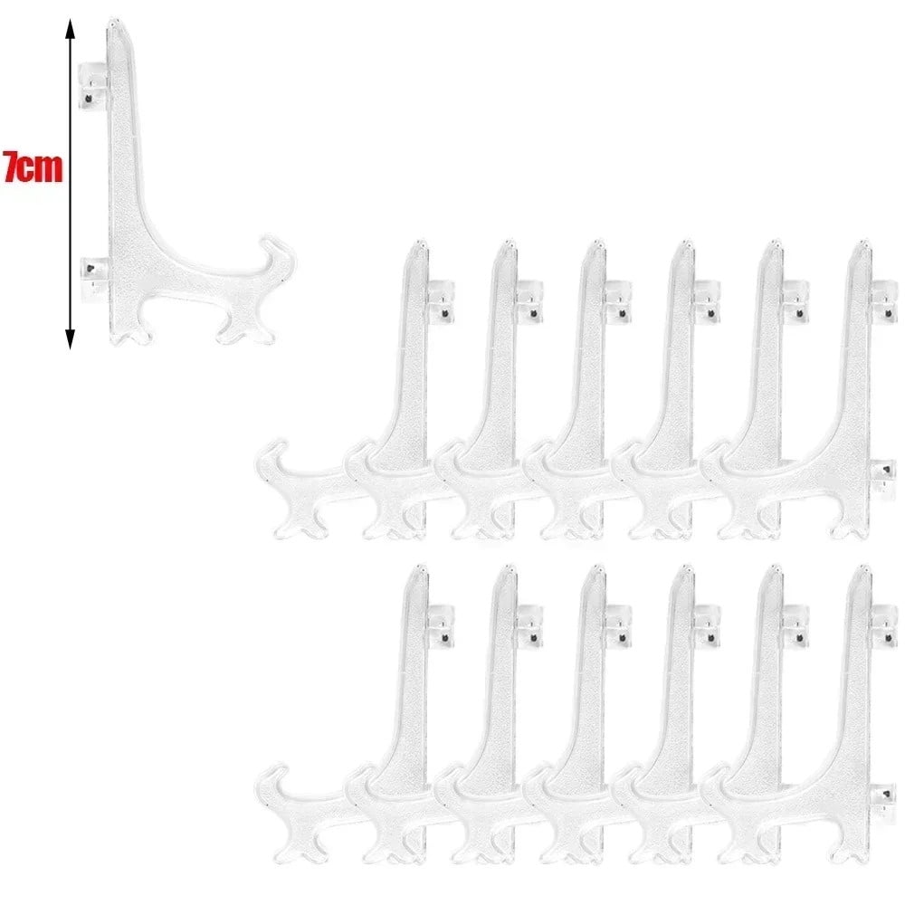 Dish Plate Racks Folding Bowl Plate Picture Stand Storage Holder ...