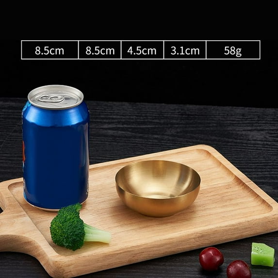 Dish Plates Kimchi Bowl TEasy To Clean Soy Sauce Stainless Steel Brand ...