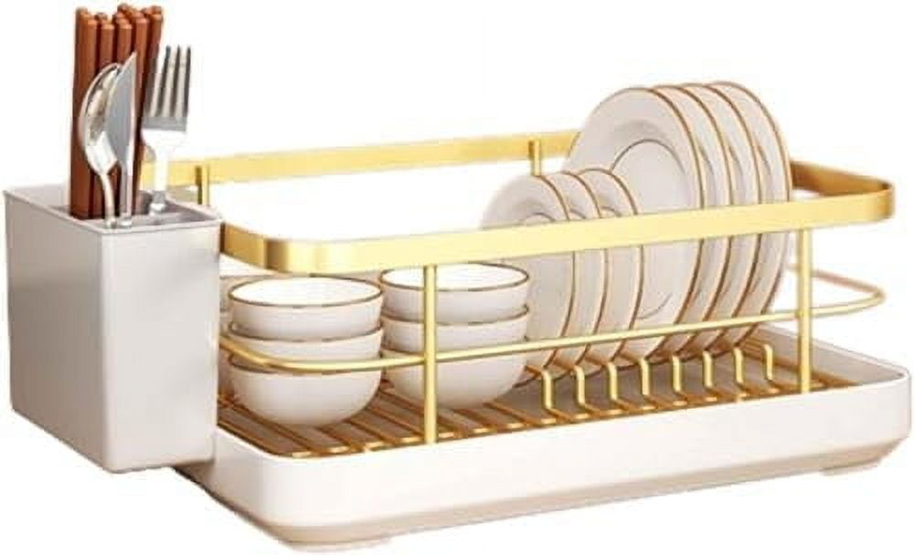 Dish Rack Dish Drying Rack Over Sink Drainer Draining Rack with Drip ...