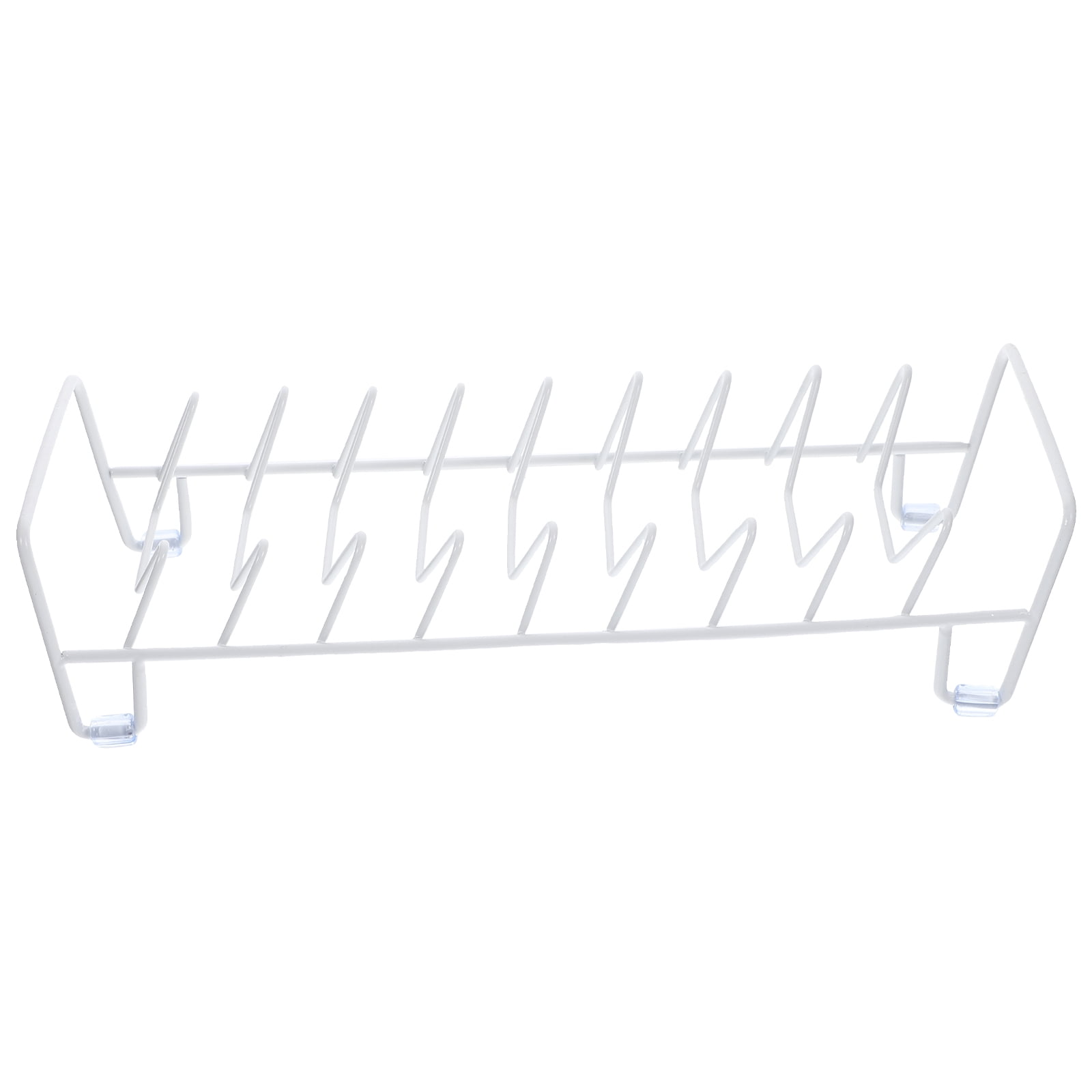 Raindrops White Iron Dish Drying Rack for Home Use with Space Saving ...