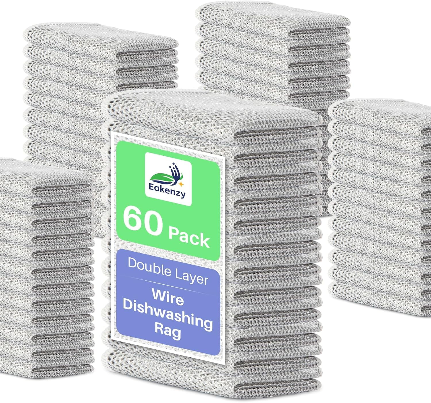 Dish Rags for Washing Dishes, Dish Cloths for Washing Dishes,Wire ...