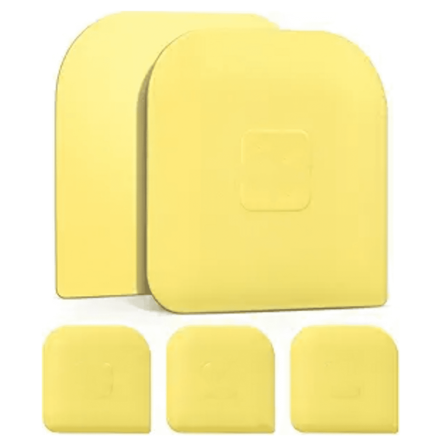 Dish Scraper Tool Set, 5 Pack Food Scraper Pan Pot Scraper, Cast Iron ...