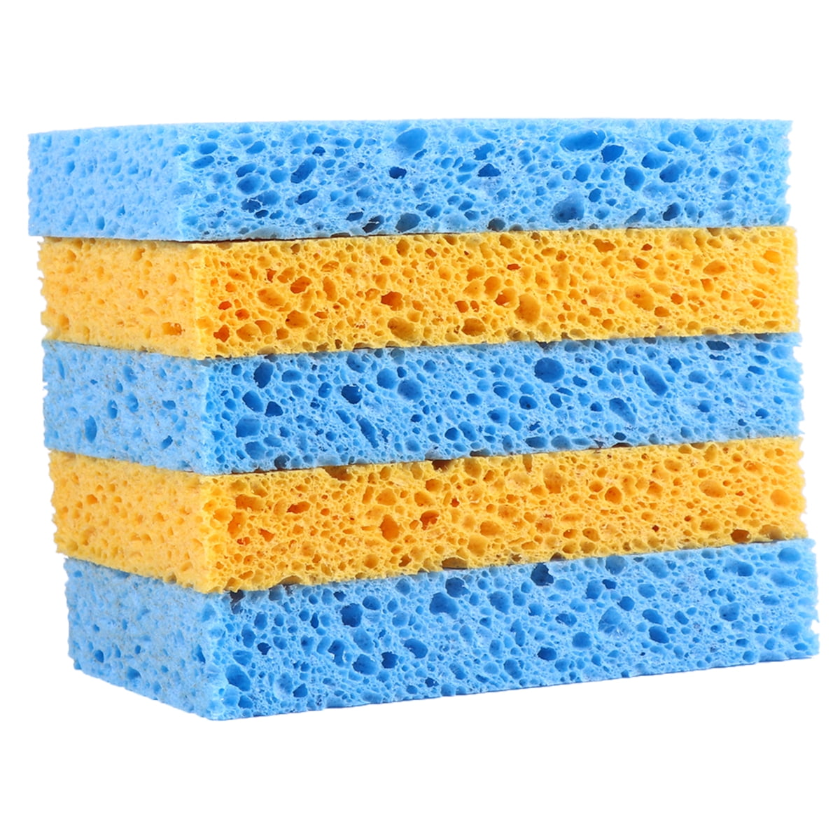 Dish Scrub Sponge Microfiber Cleaning Cloths Kitchenware Cleaner Non ...