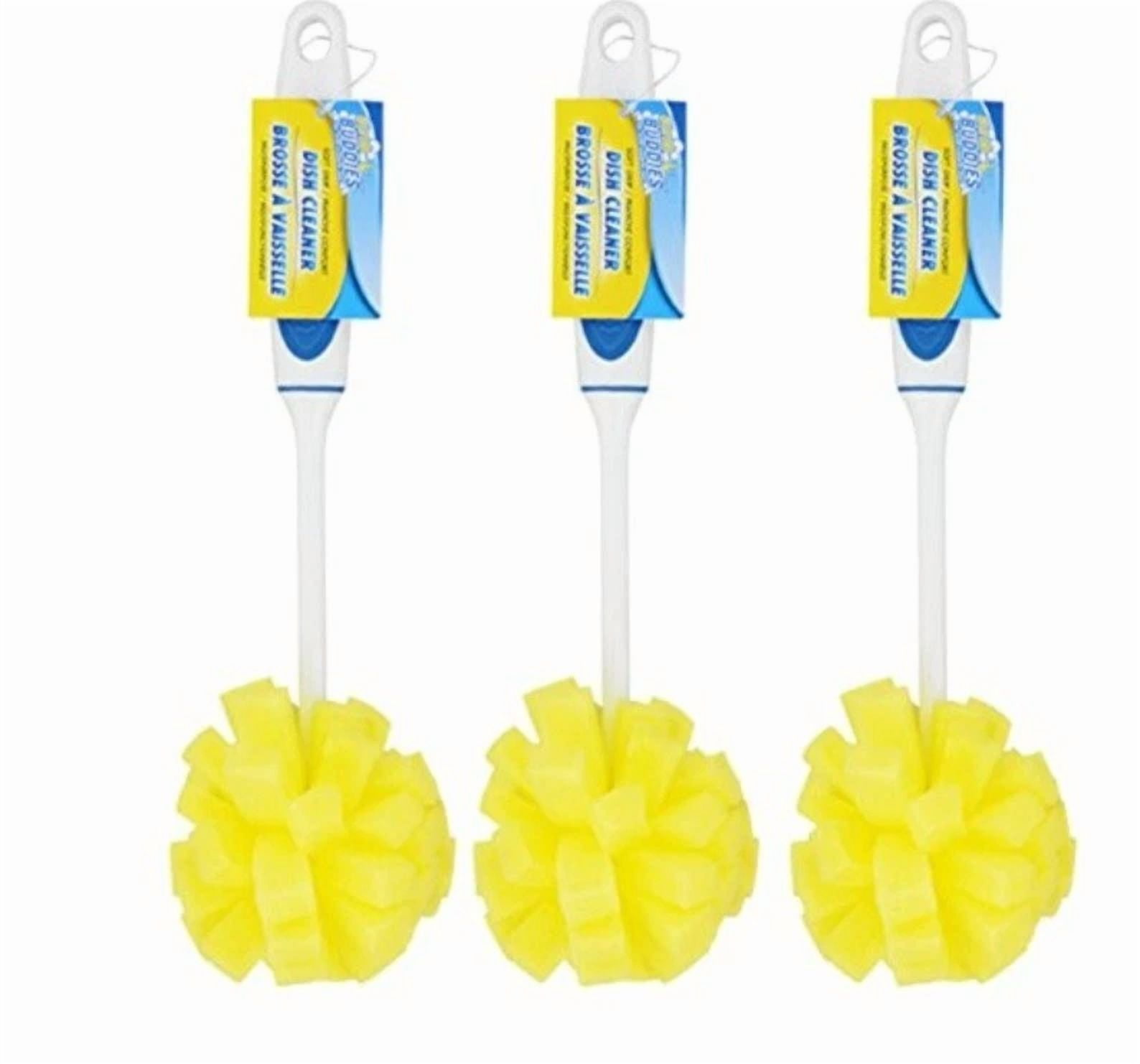Dish Scrubber - Scrub Buddies Dishwashing Foam Sponges With Handles ...