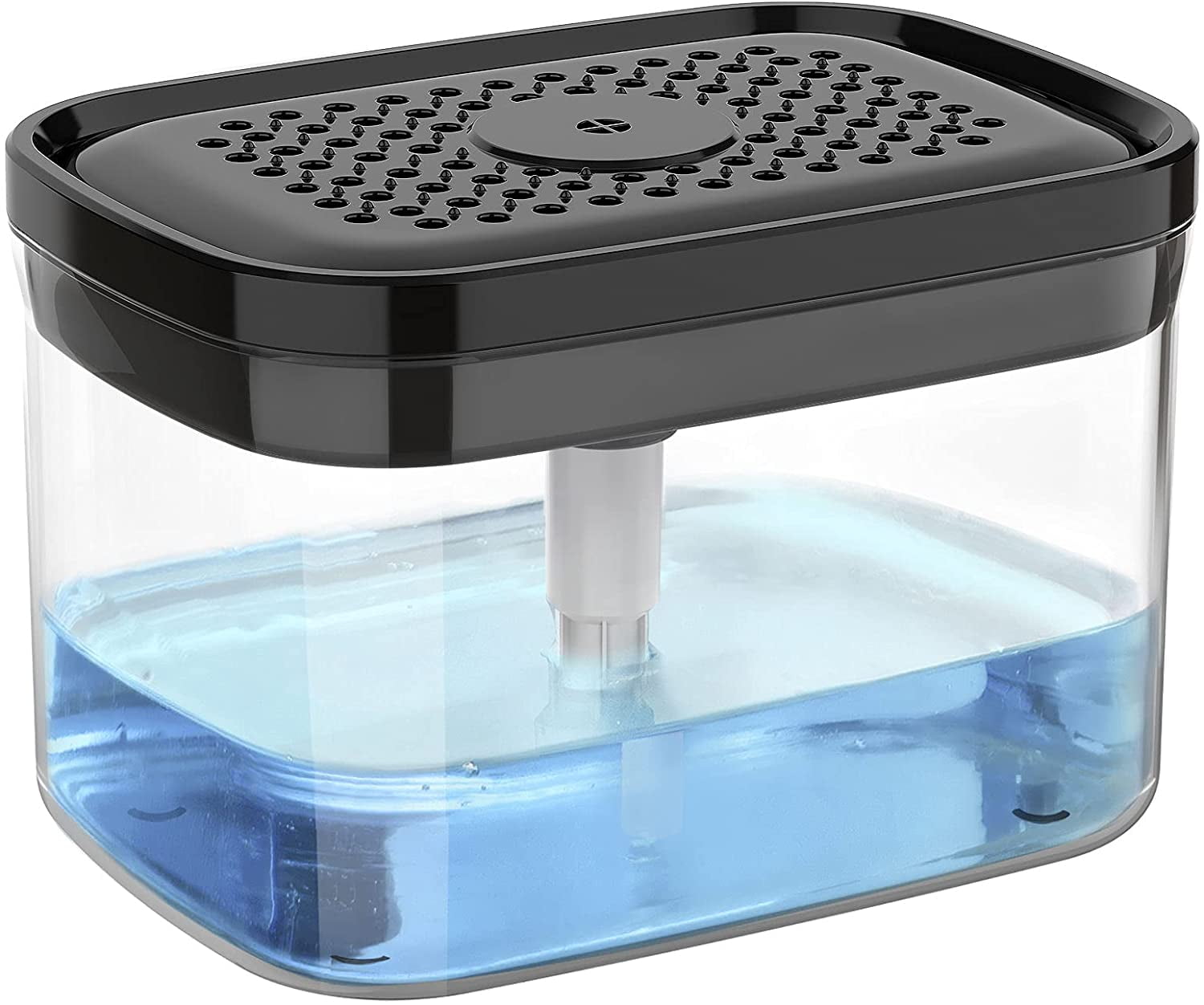 Dish Soap Dispenser for Kitchen,2 in 1 Premium Sponge Holder ...