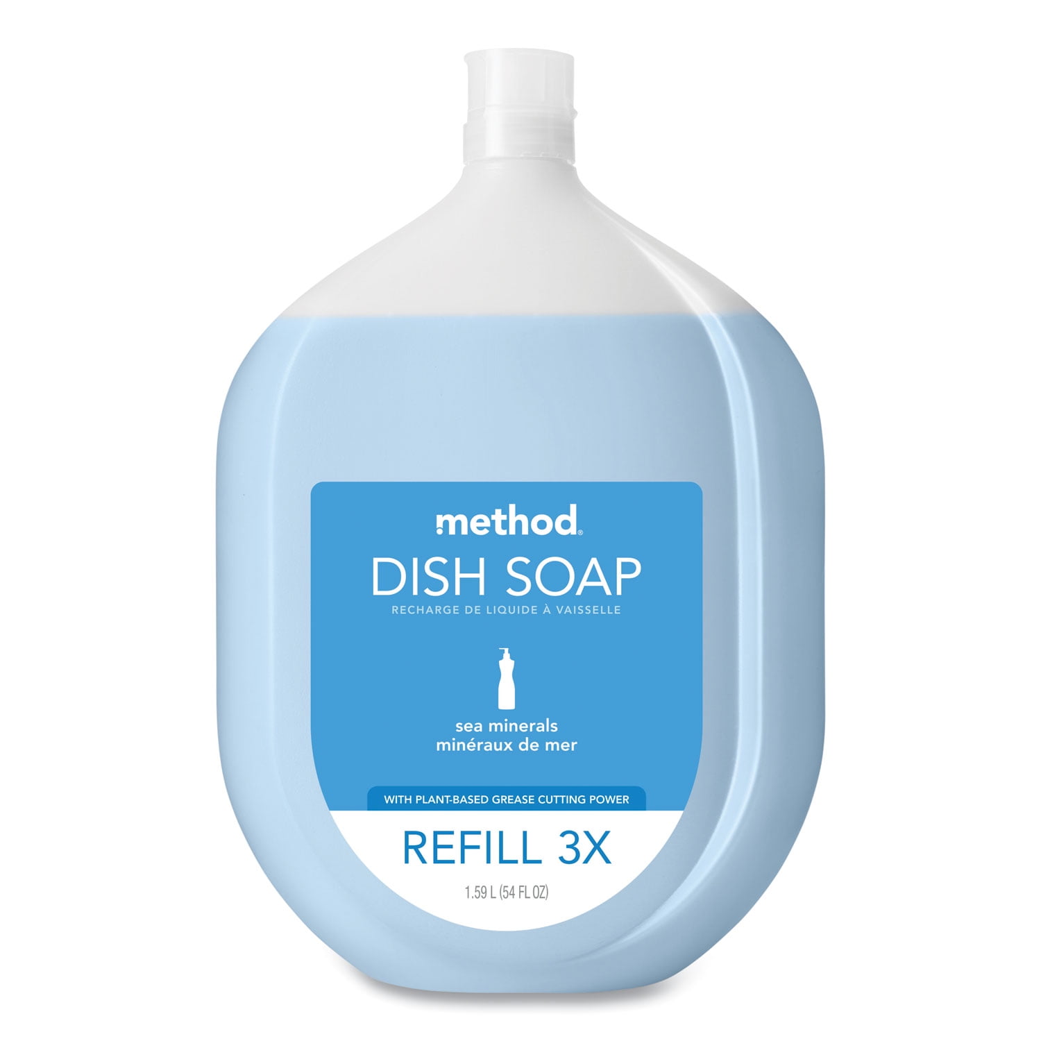 Dish Soap Refill Tub, Sea Minerals Scent, 54 oz Tub, 4/Carton - Walmart.com