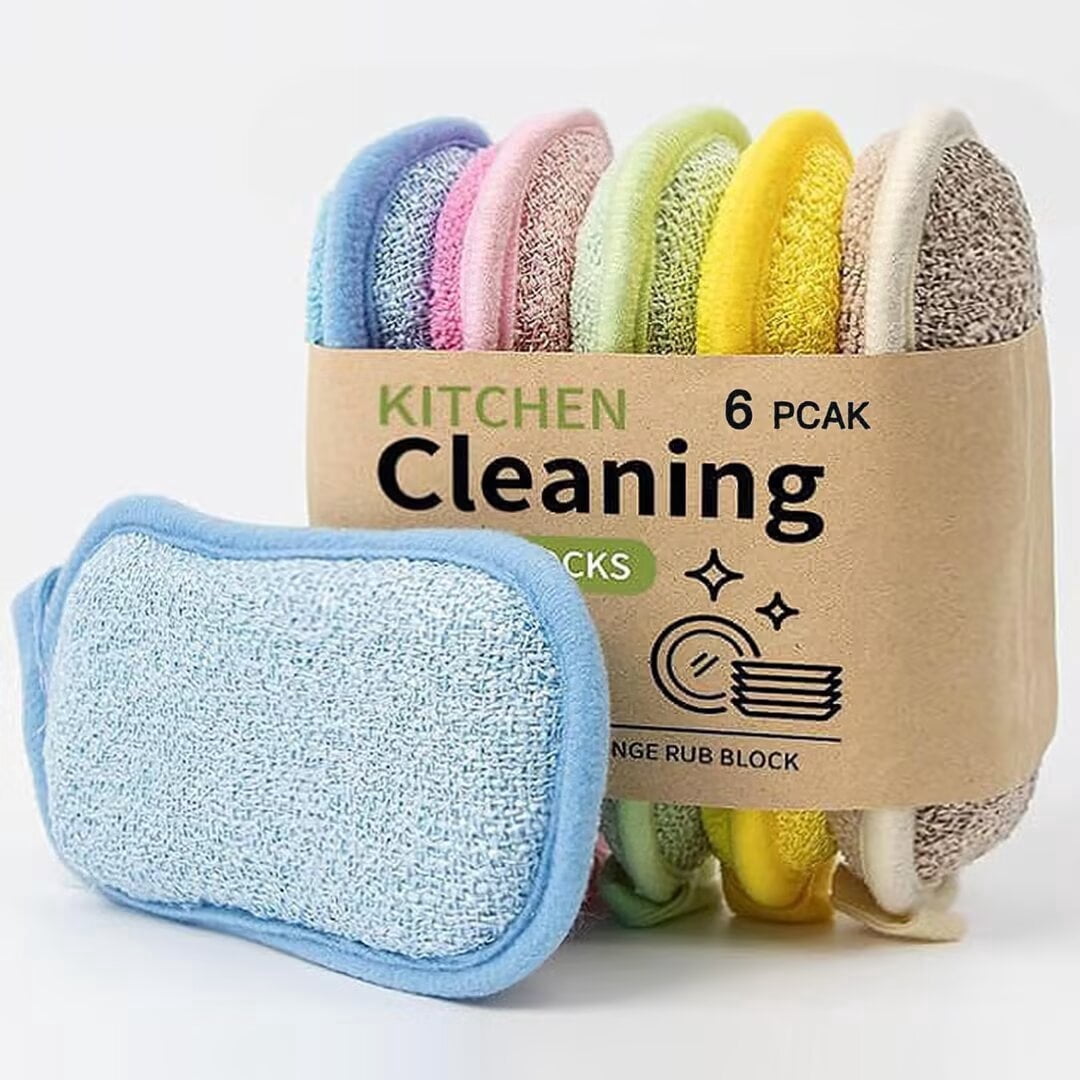 Dish Sponge Kitchen Sponges,Scrub Sponges,Double Sided Non Scratch ...