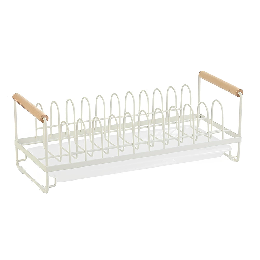 Dish Storage Rack Pans Holder Dish Drying Shelf Drain Board Tray Dish ...