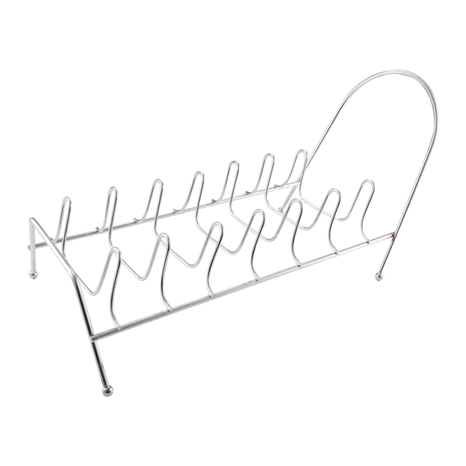 Dish Storage Racks Ornament Reusable Organizer for Kitchen Countertop ...