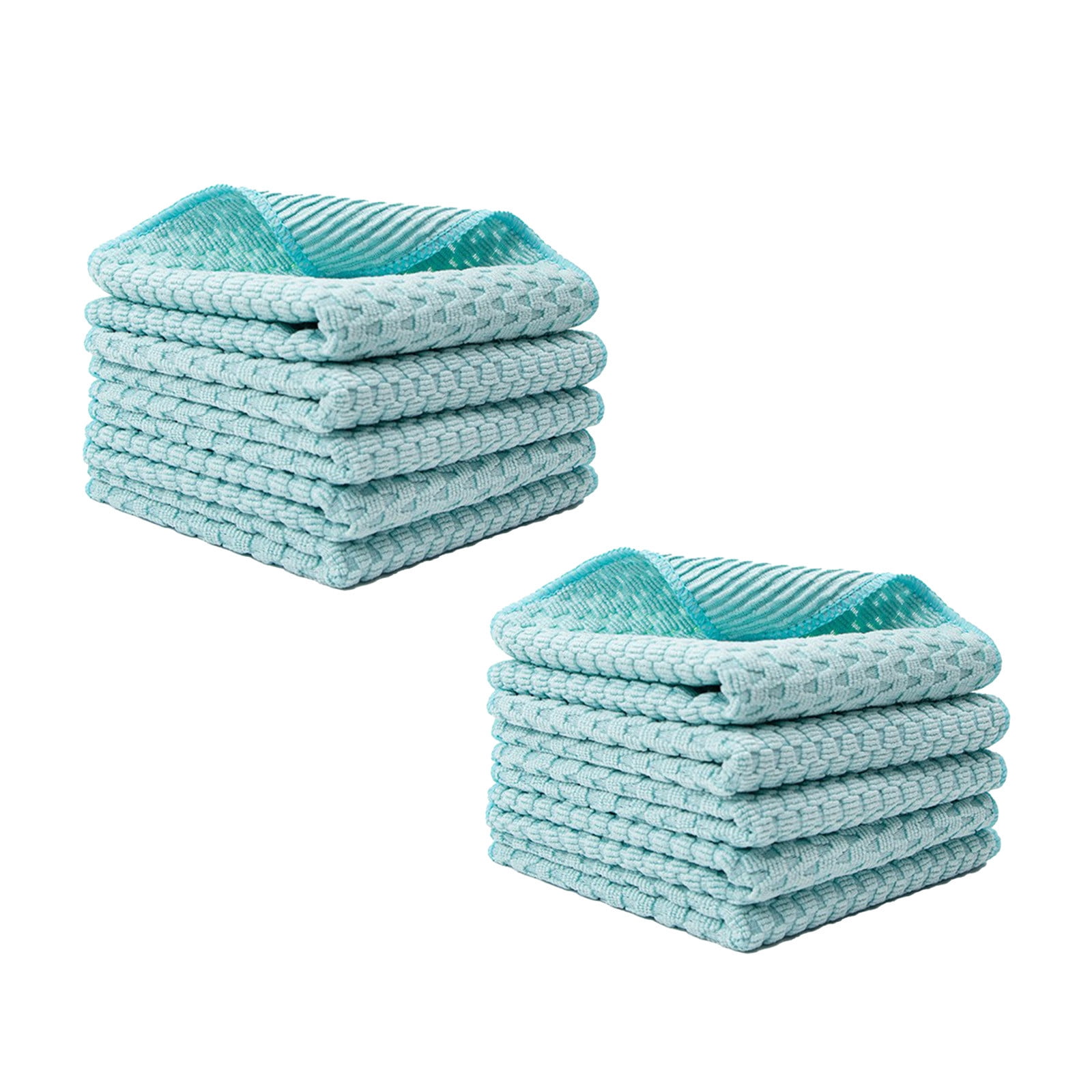 Dish Towels 10 Pack Pinstripe Cleaning Wipes Household Multifunctional ...