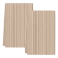 Dish Towels, Beige Pinstripes Absorbent Kitchen Towels 2 PCS, Bohemian ...