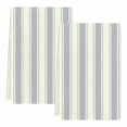 Dish Towels, Blue Stripes Absorbent Kitchen Towels 2 PCS, Vertical ...