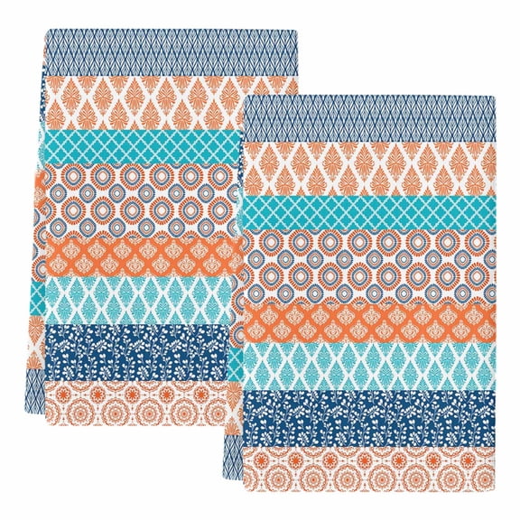 Dish Towels, Pink Wood Grain Absorbent Kitchen Towels 2 PCS, Brown ...