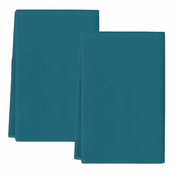 Dish Towels, Dark Teal Absorbent Kitchen Towels 2 PCS, Solid Green ...