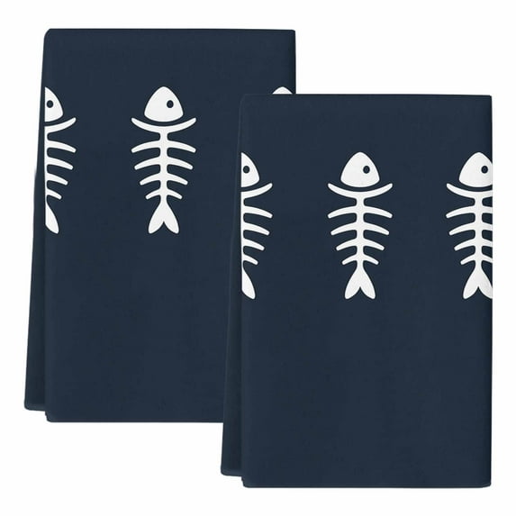 Dish Towels, Fish Absorbent Kitchen Towels 2 PCS, Harmony Japanese ...