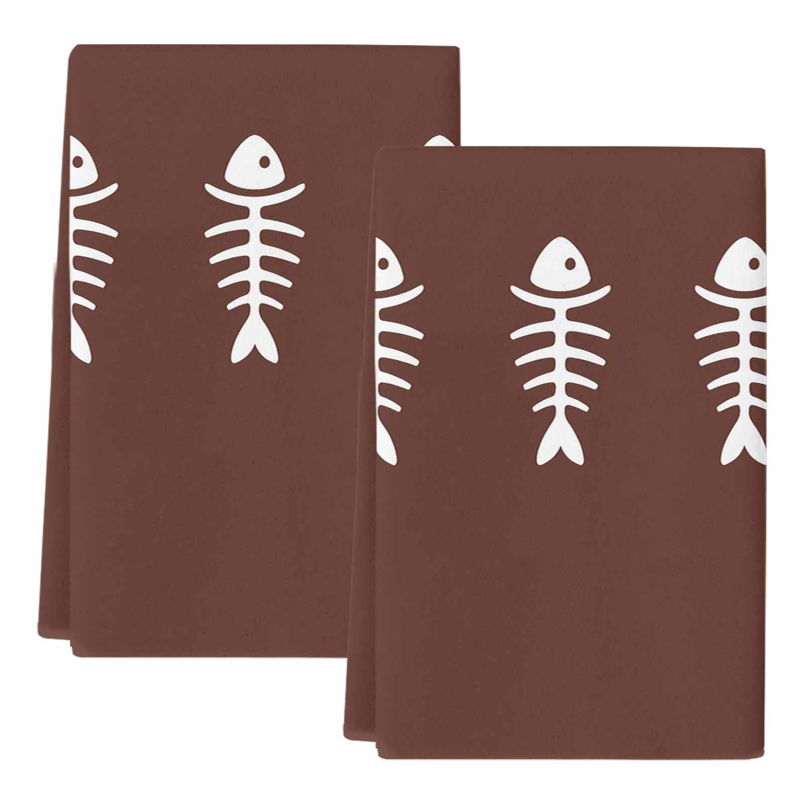 Dish Towels, Fish Absorbent Kitchen Towels 2 PCS, Harmony Japanese ...