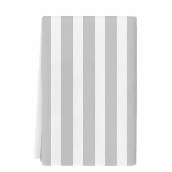 Dish Towels, Grey Stripes Absorbent Kitchen Towels 1 PC, Simple Style ...