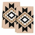 Dish Towels, Khaki Aztec Absorbent Kitchen Towels 2 PCS, Boho Western ...