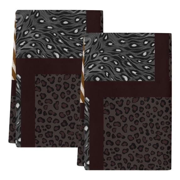 Dish Towels, Leopard Zebra Print Absorbent Kitchen Towels 2 PCS, Animal ...