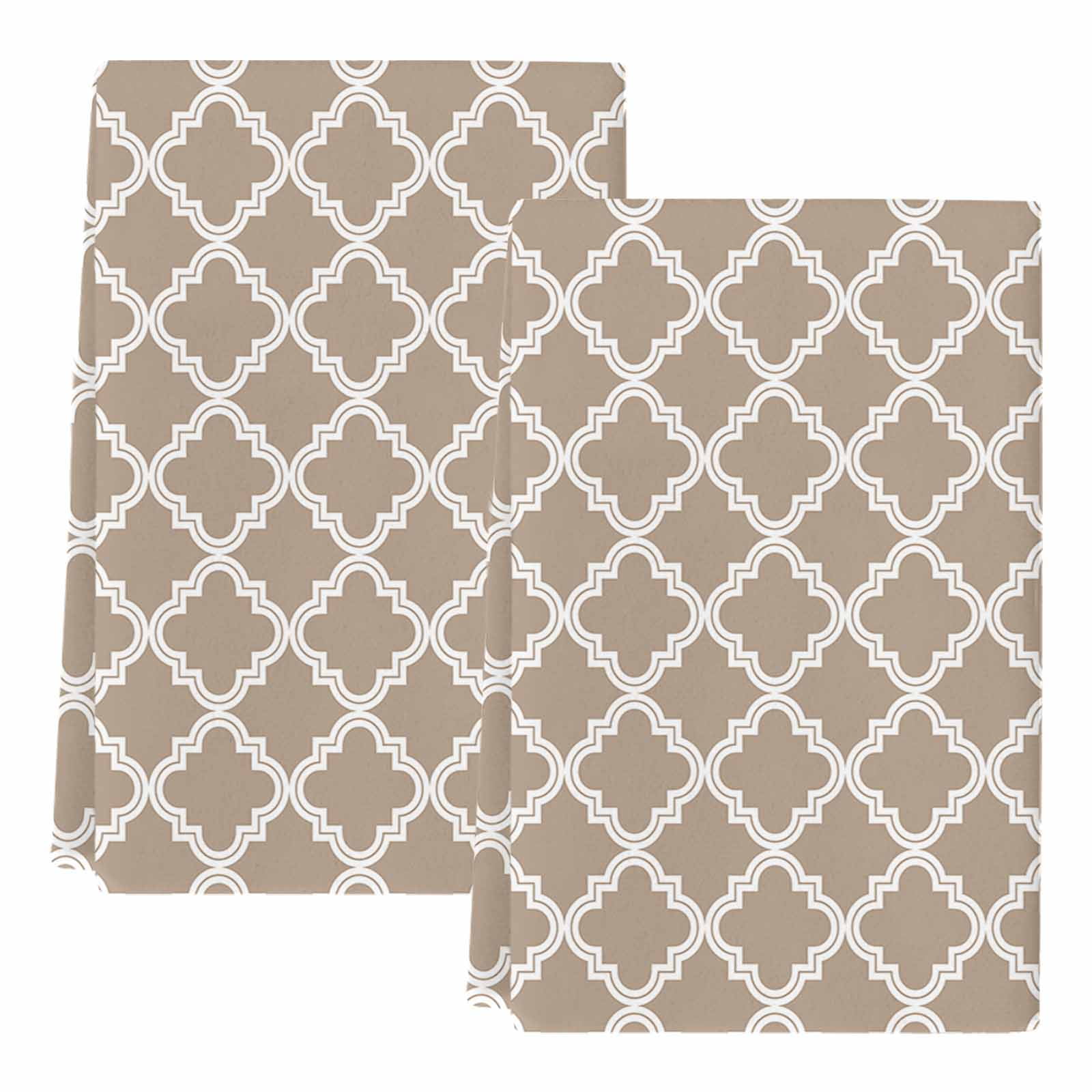 Dish Towels, Moroccan Pattern Absorbent Kitchen Towels 2 PCS, Beige ...