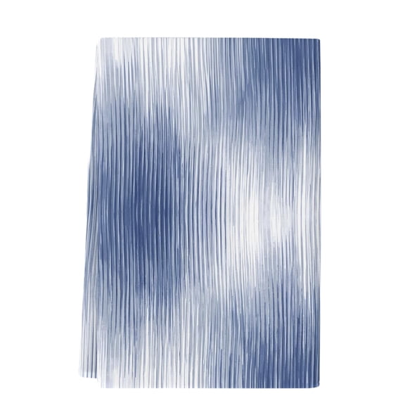 Dish Towels, Navy Blue Ripples Stripes Absorbent Kitchen Towels 1 PC ...