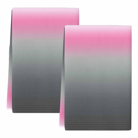 Dish Towels, Ombre Grey Pink Absorbent Kitchen Towels 2 PCS, Gradient ...