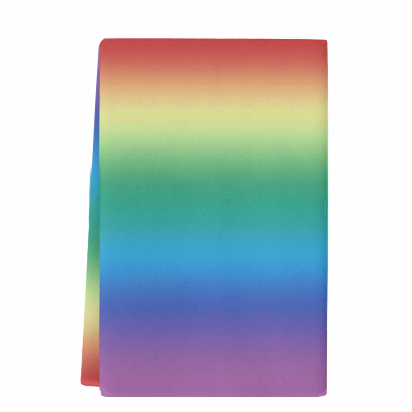 Dish Towels, Ombre Rainbow Absorbent Kitchen Towels 1 PC, Red Yellow ...