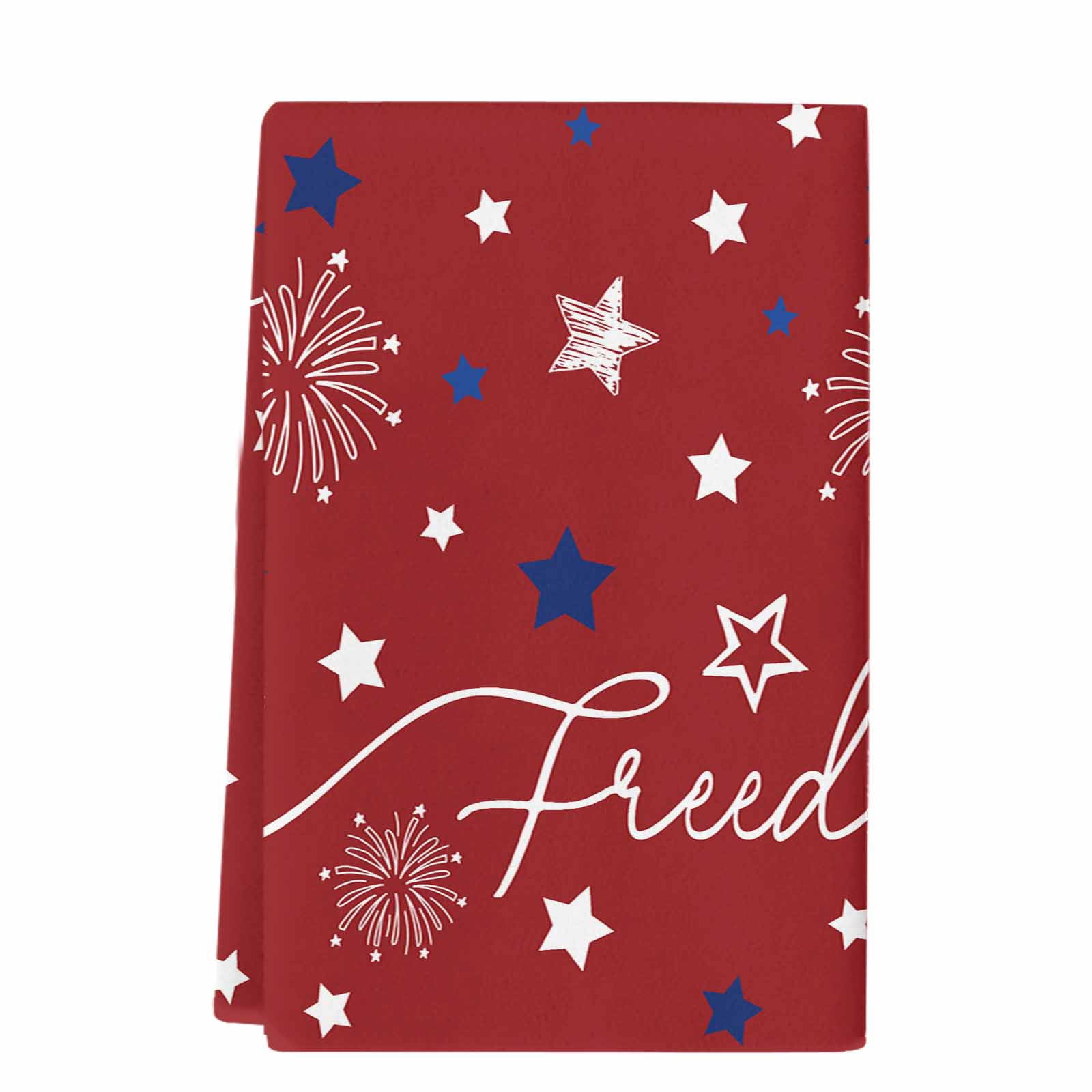 Dish Towels, Patriotic 4th of July Absorbent Kitchen Towels 1 PC, Red ...
