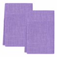Dish Towels, Purple Linen Texture Absorbent Kitchen Towels 2 PCS ...
