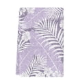 Dish Towels, Purple Palm Leaves Absorbent Kitchen Towels 1 PC, Jungle ...