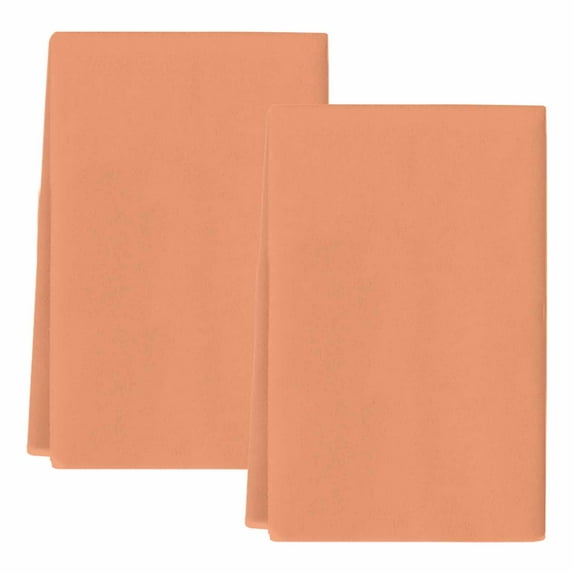 Dish Towels, Solid Color Absorbent Kitchen Towels 2 PCS, Orange ...