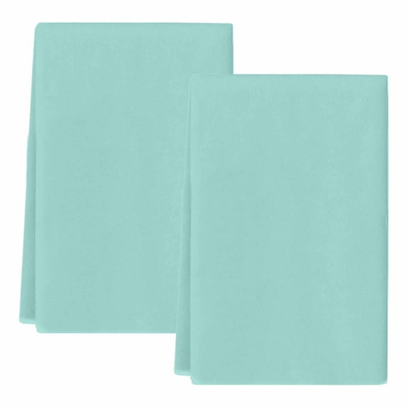 Dish Towels, Solid Teal Color Absorbent Kitchen Towels 2 PCS, Light ...