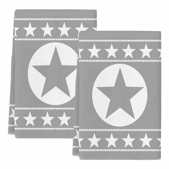 Dish Towels, Western Texas Star Retro Absorbent Kitchen Towels 2 PCS ...