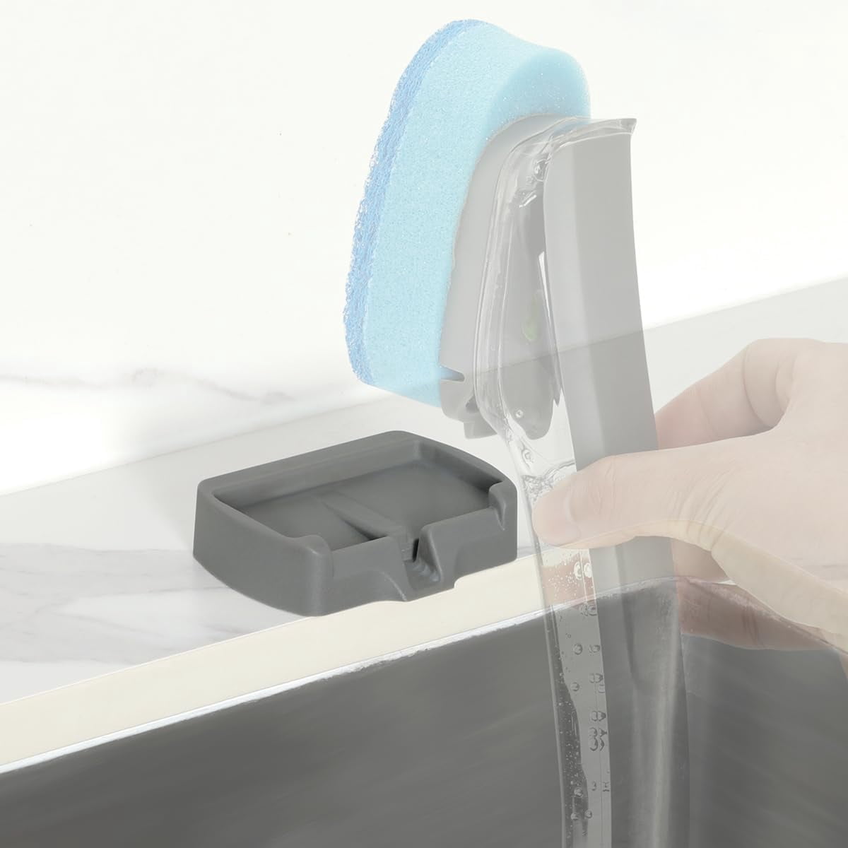 Dish Wand Holder Compatible with Scotch-Brite Non-Scratch Dishwand Only ...
