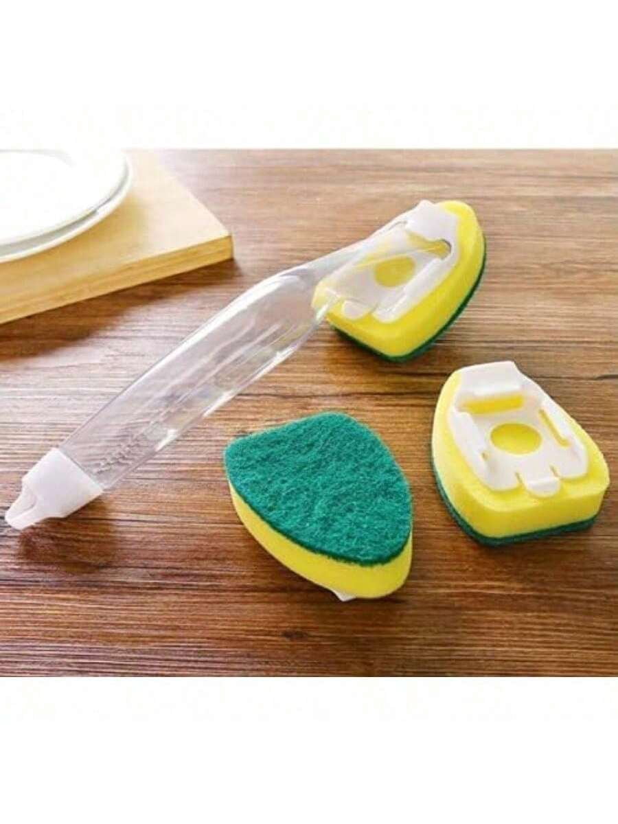 Dish Wand Refills and Dish Scrubber Sponge, Heavy-Duty Non-Scratch ...