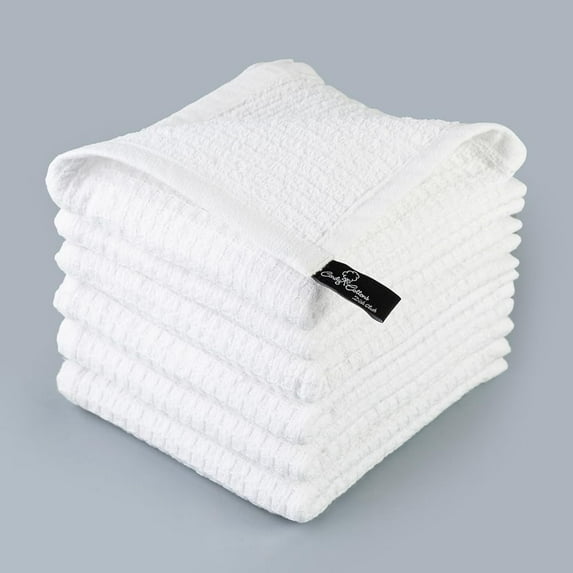 DishCloths Kitchen|Waffle Terry Weave Hand Towels|Cotton 12"x12 ...