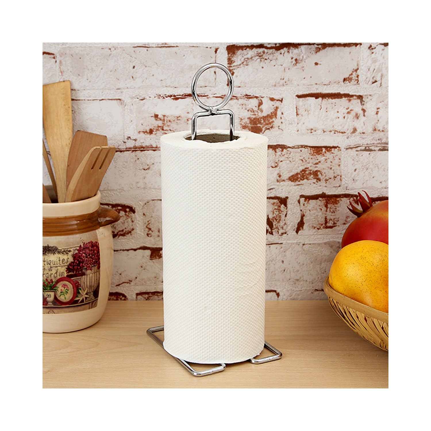 Disha Kitchen Roll Holder Chrome Chromium Steel - Walmart.com