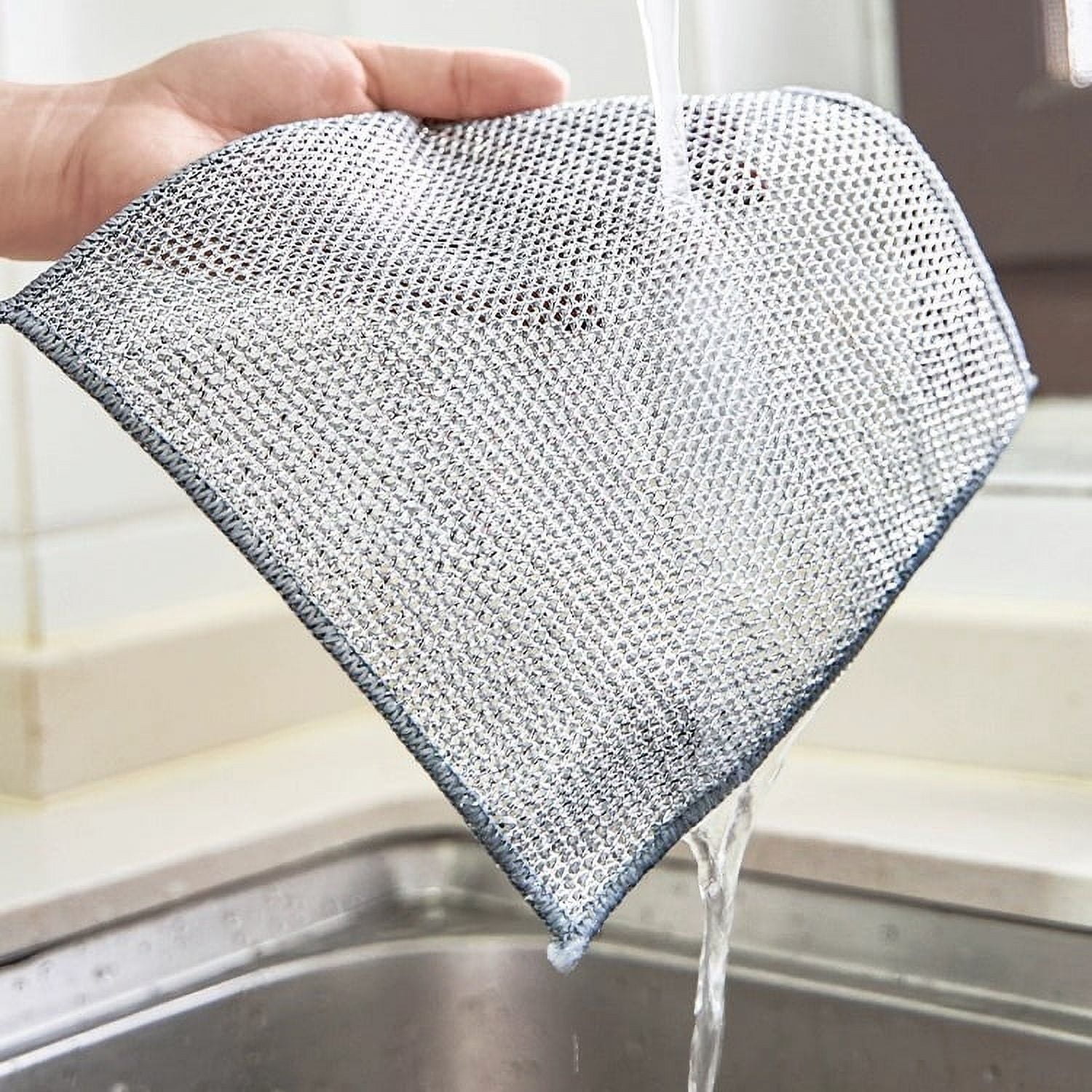 Dishcloth household stove washing pot non-stick oil easy to clean rag ...