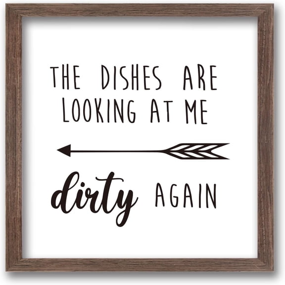Dirty Dishes Sign