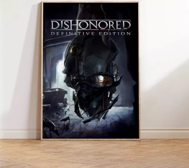 Dishonored Video Game Poster, Stealth Action Adventure Art Print 9 NO ...