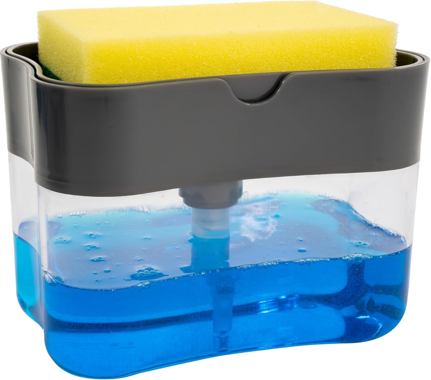 Hltser S&T INC. Dish Soap Dispenser and Sponge Holder for Kitchen Sink ...