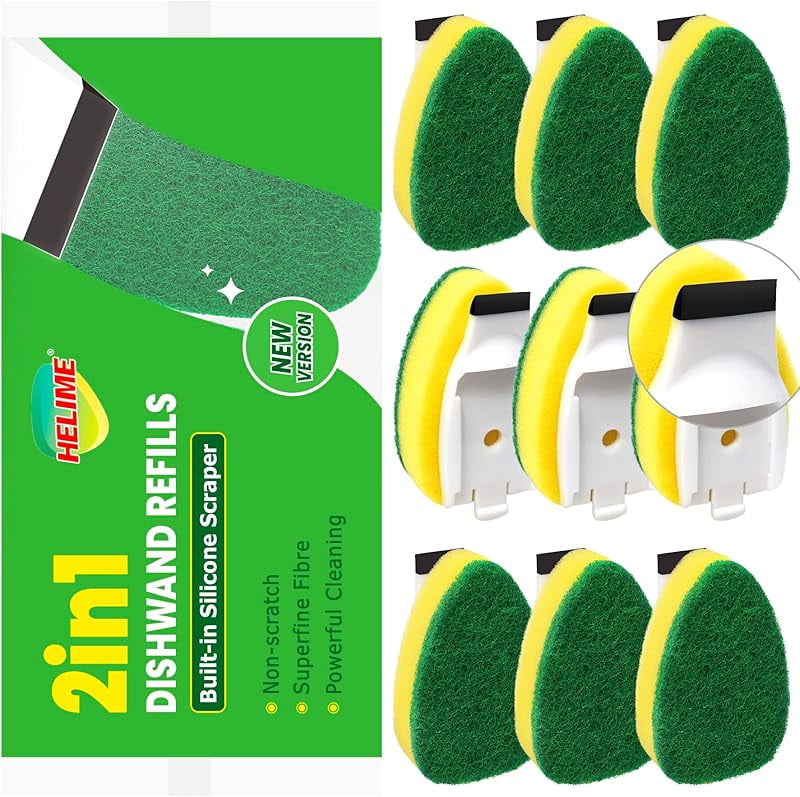 Dishwand Refills Sponges Heads - Non Scratch Dish Wand Refill ...
