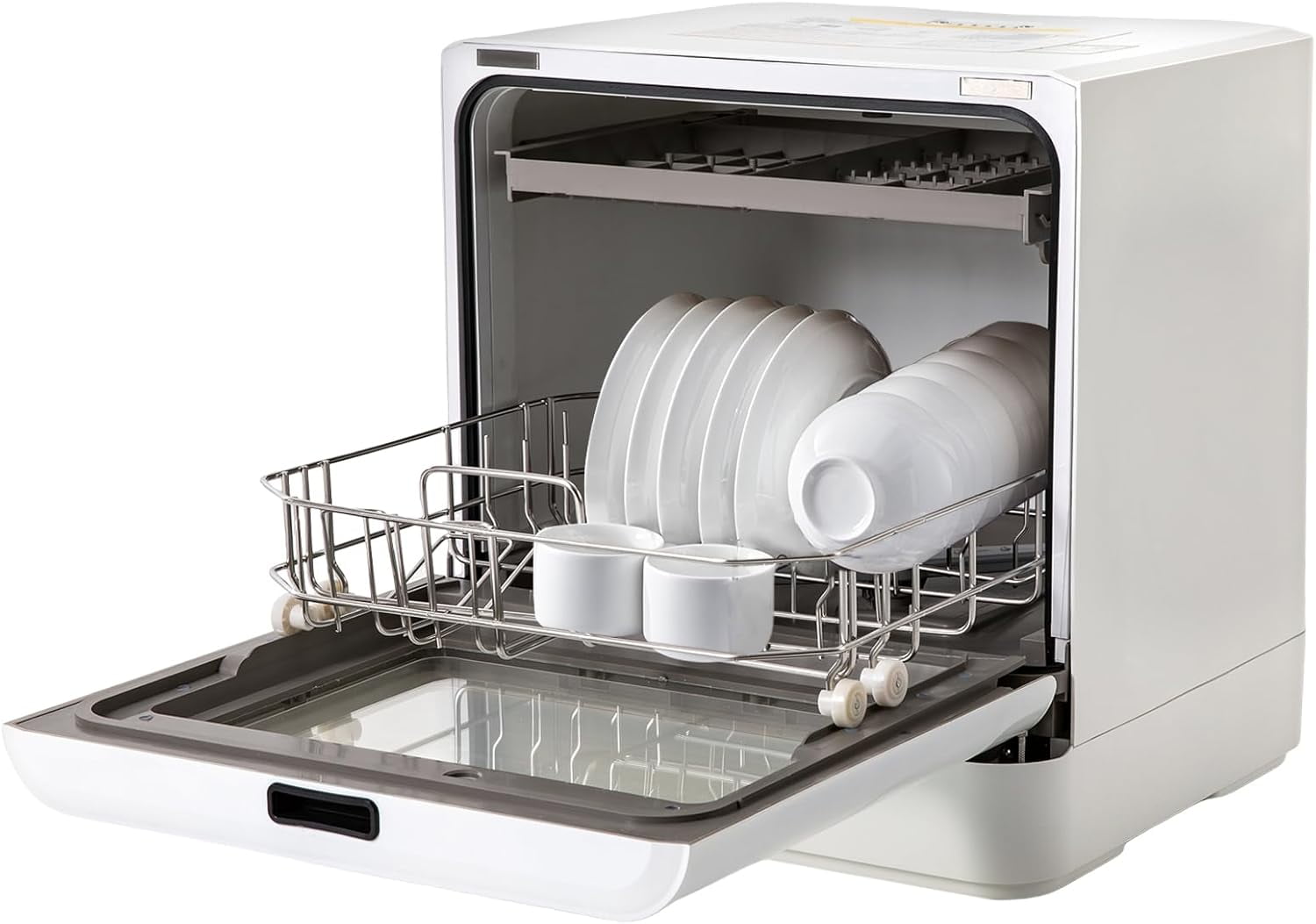 Dishwasher, 800W Electric Countertop Dishwasher Compact Dish Washing ...