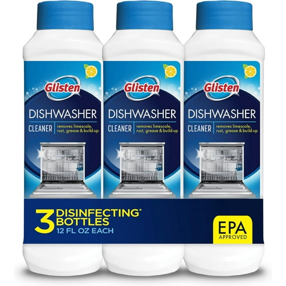 Dishwasher Cleaner, Removes Limescale, Rust, Buildup, and Grease, Lemon ...
