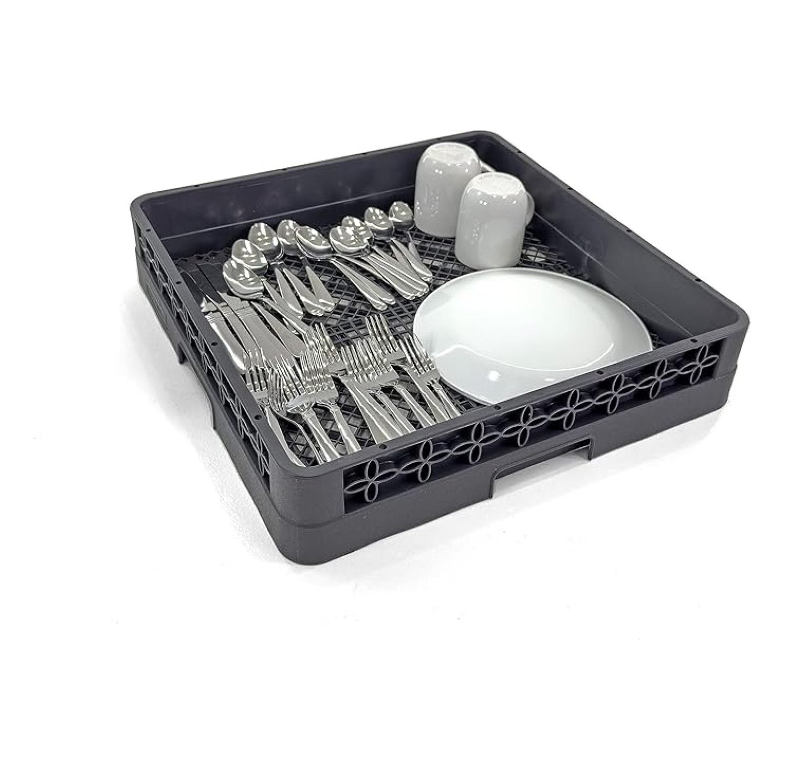 Dishwasher Flatware Rack - Full Size Combination - Polypropylene - Gray ...