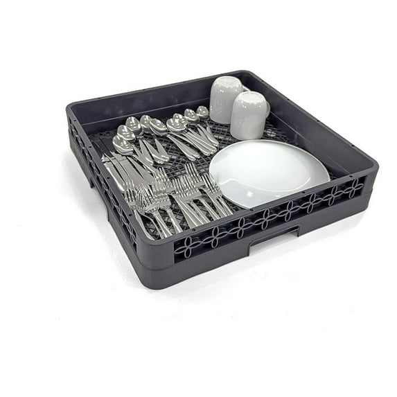 Dishwasher Flatware Rack - Full Size Combination - Polypropylene - Gray ...