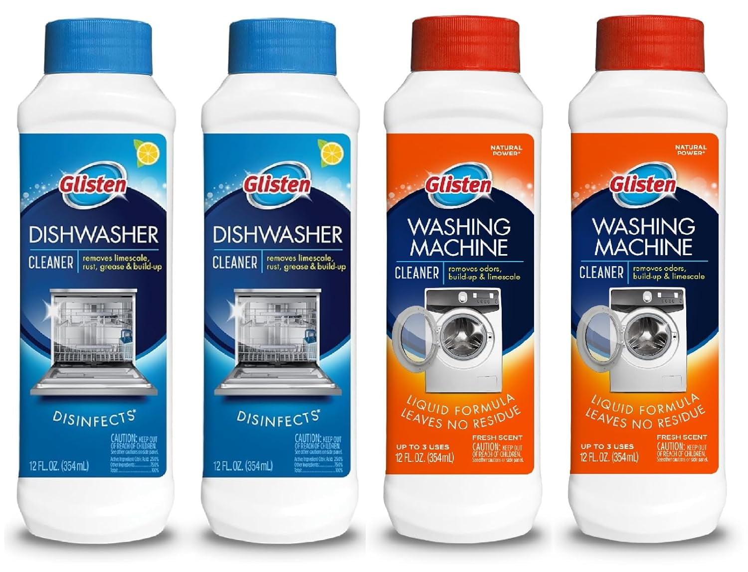 Dishwasher Magic Machine Cleaner and Disinfectant 2-Pack and Washer ...
