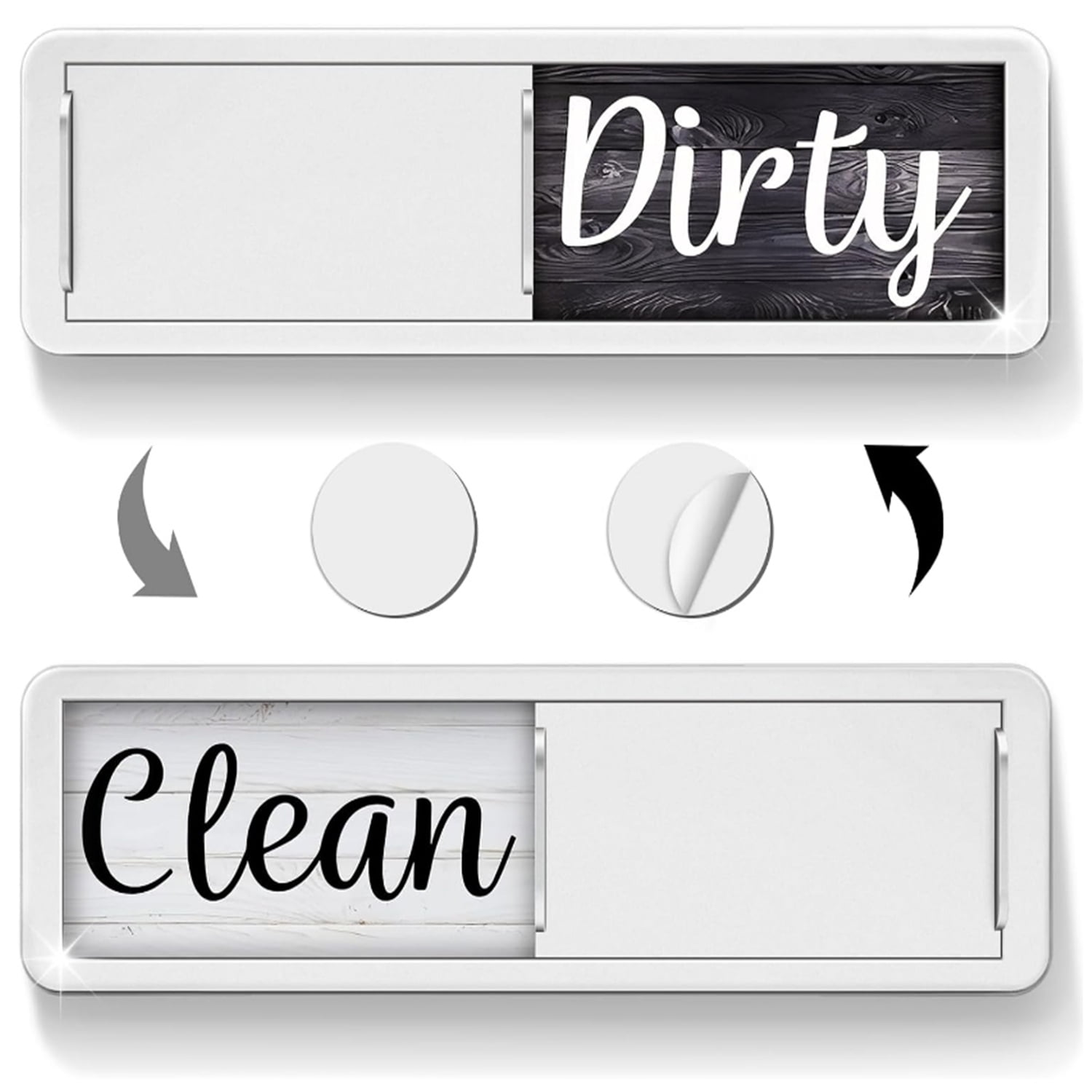 Dishwasher Magnet Clean Dirty Sign, Easy to Read/Strong Clean Dirty ...