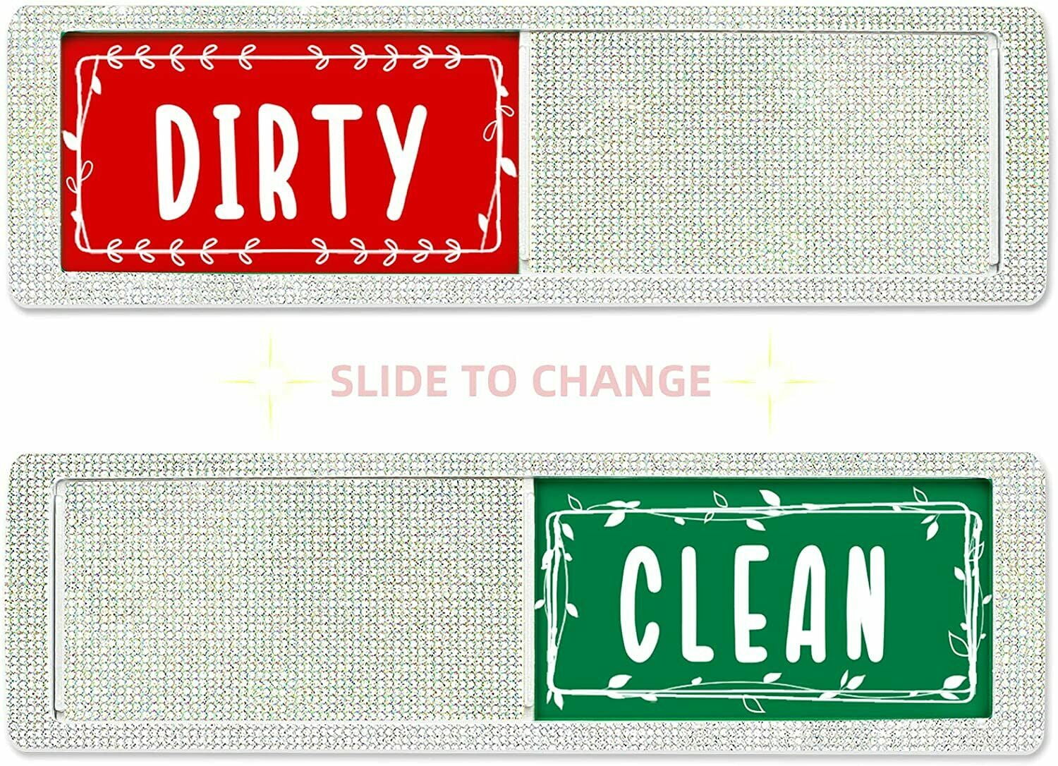 Dishwasher Magnet Clean Dirty Sign Indicator Exclusive Luxury Scratch ...