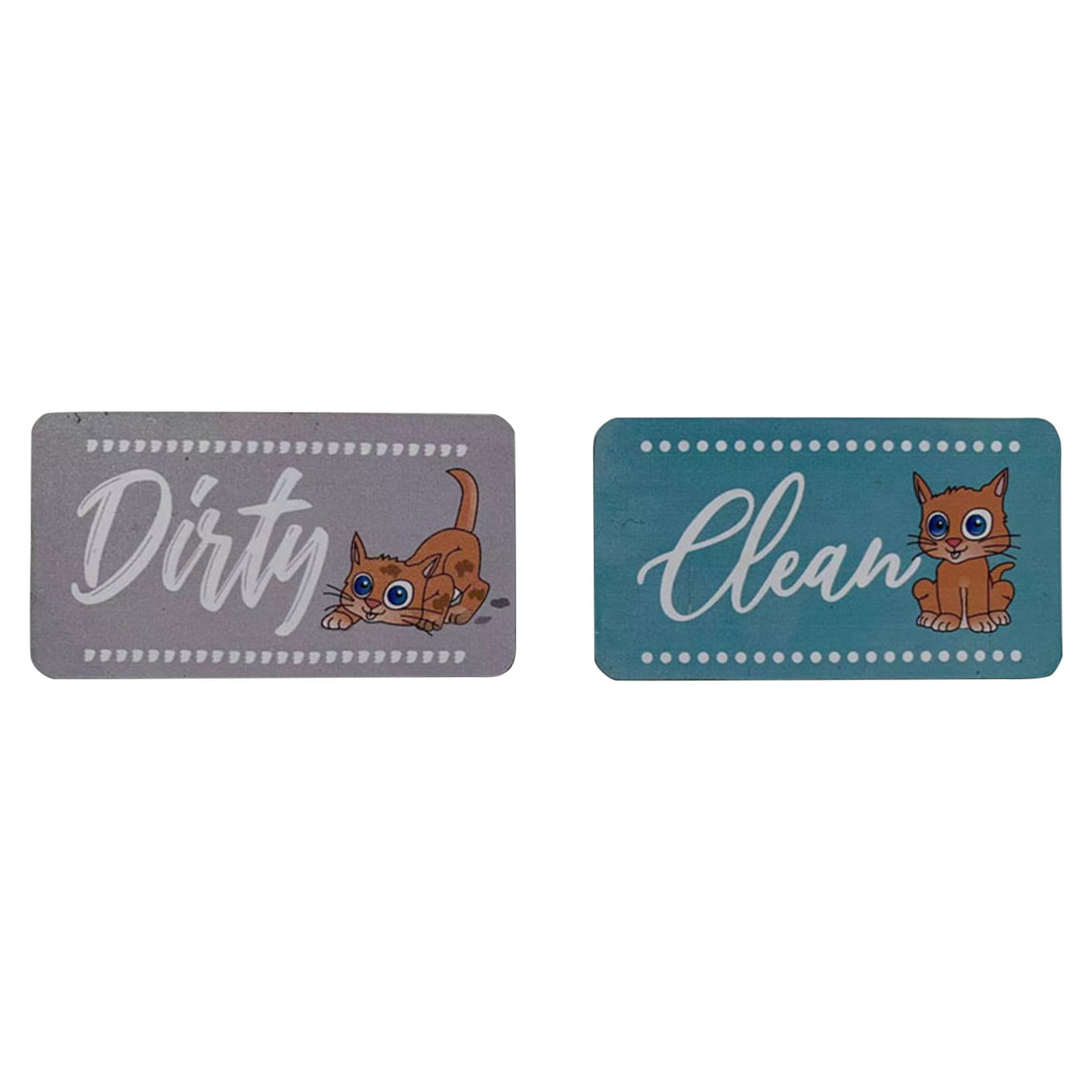 Dishwasher Magnet Clean Dirty Sign Indicator Fashion Universal Double ...